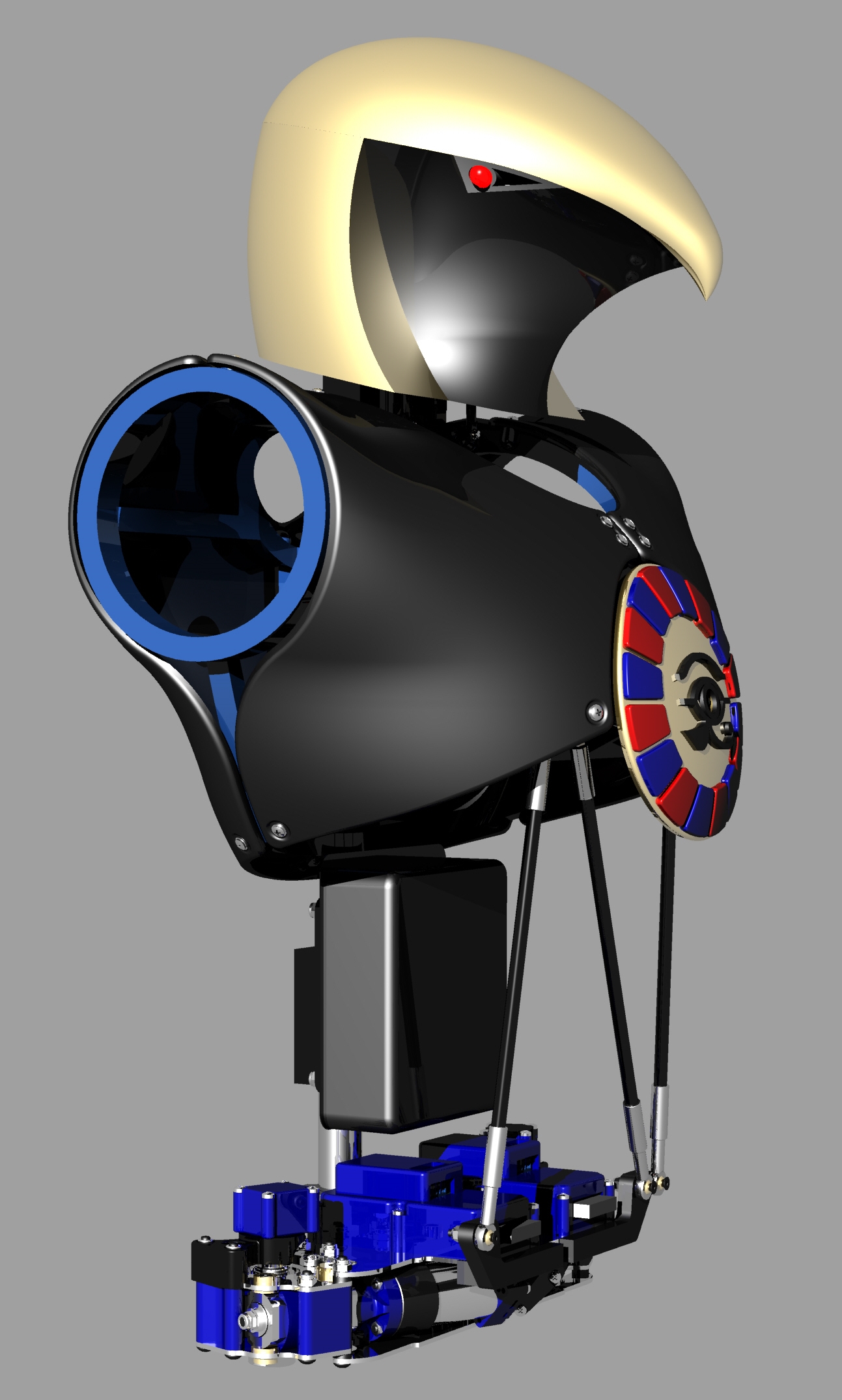 No just Legs, now Torso and Head ! – How I build a Biped Robot